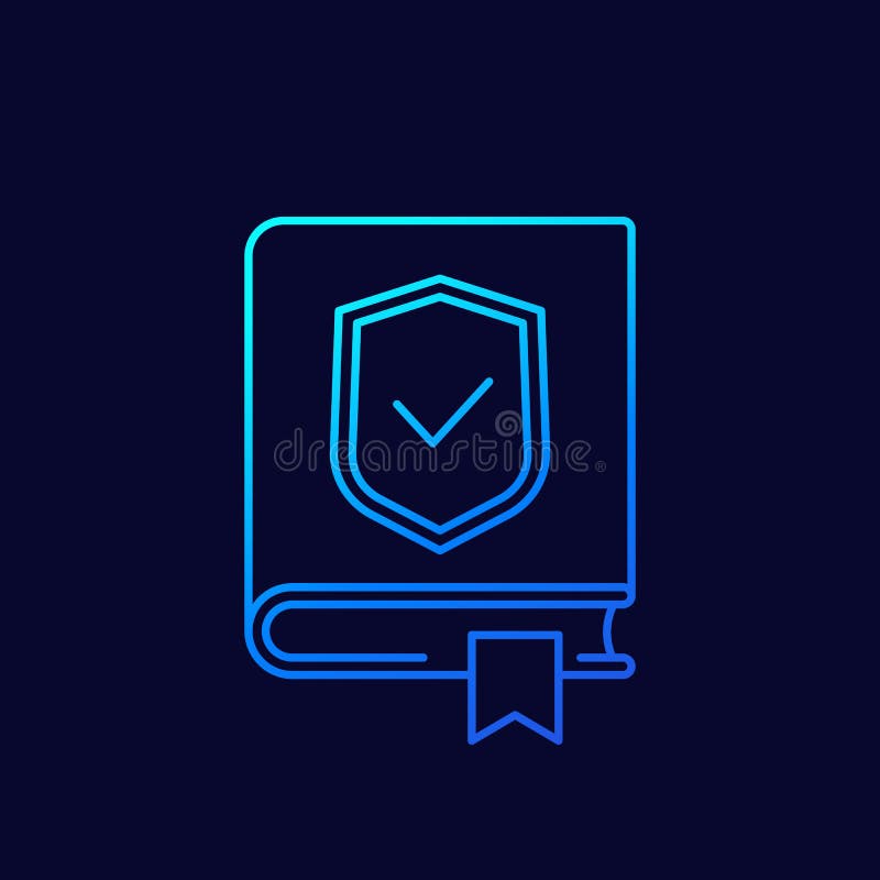 Manual, Instruction Icon, Flat Vector Stock Illustration - Illustration ...