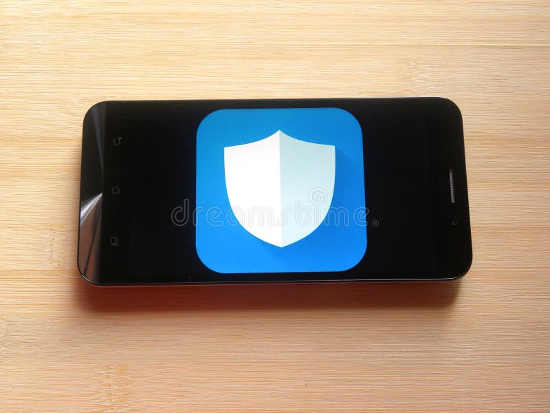 Security Master on Mobile Phone Editorial Image - Image of network ...
