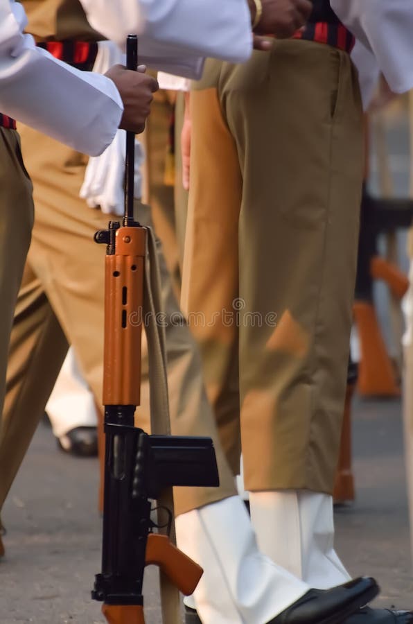 Security men stock image. Image of tired, staff, weapon - 56759479