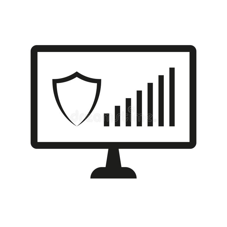 Monitor Icon Graph Stock Illustrations – 29,644 Monitor Icon Graph ...
