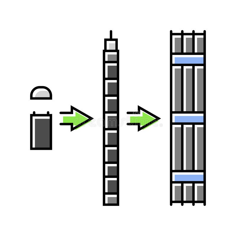 Security Nuclear Energy Color Icon Vector Illustration Stock ...