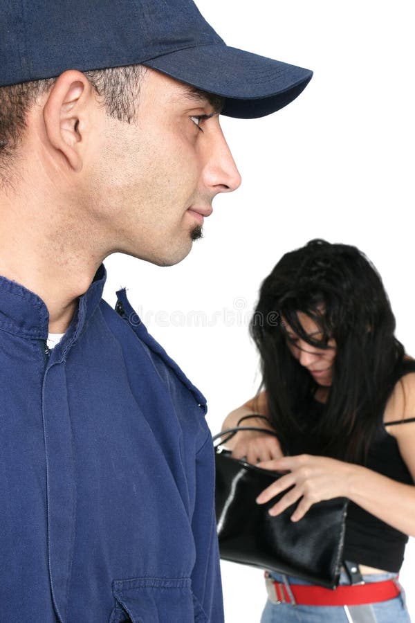 Security Officer Standing in Uniform Stock Image - Image of ...