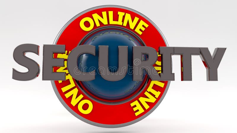 Security online sign stock illustration. Illustration of password ...