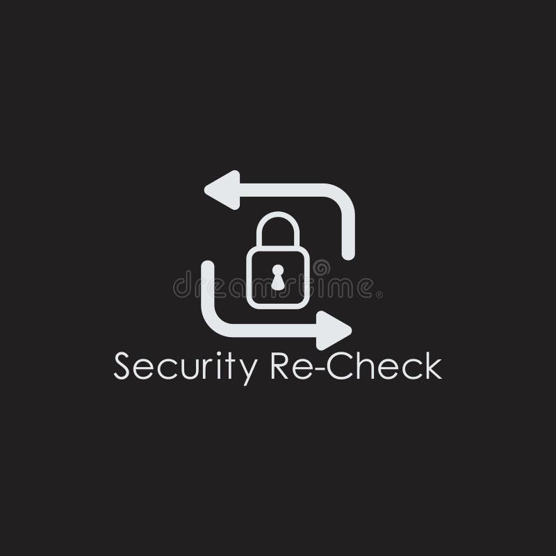 Padlock Check Logo Design Template Stock Vector - Illustration of ...