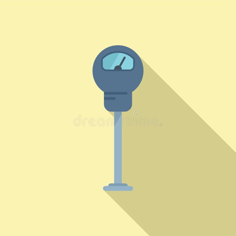Security Park Zone Icon Flat Vector. Car Parking Stock Illustration ...
