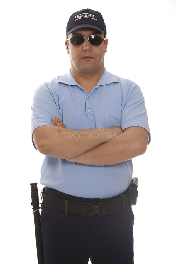 Security Portrait with Sunglasses Stock Image - Image of male ...