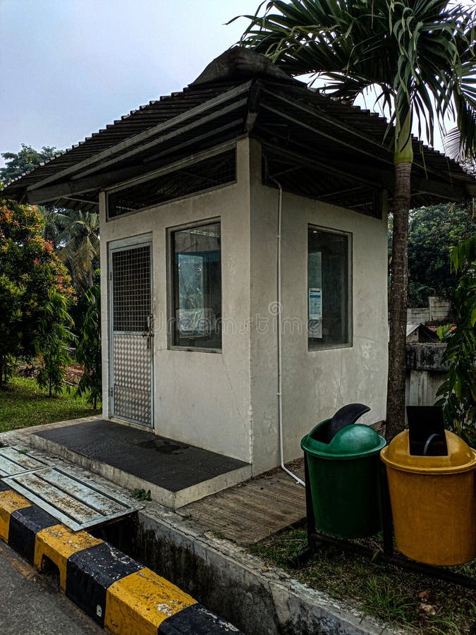 Security Post in the Corner of Garden Stock Image - Image of exits ... Security Post in the Corner of Garden Stock Image - Image of exits ...
