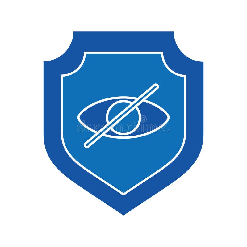 Security and Privacy Shield Stock Vector - Illustration of internet ...