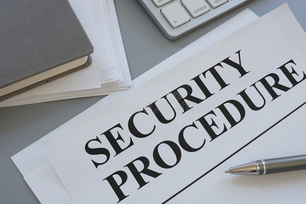 Security Procedure is Shown Using the Text. Security Assessment Concept ...