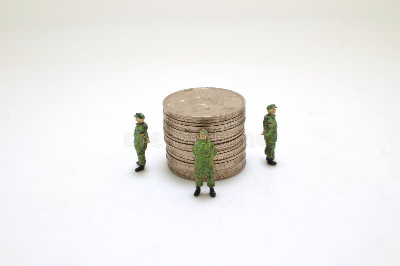 A Security Protection Concept, Military Figure Army Stock Photo - Image ...