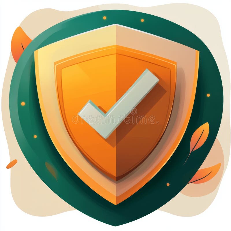 Security and Protection Concepts are Embodied by an Icon Featuring an ...
