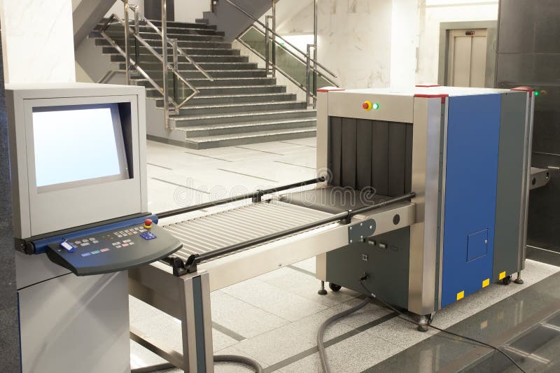 Security x ray machine stock image. Image of safety, screening - 47995555