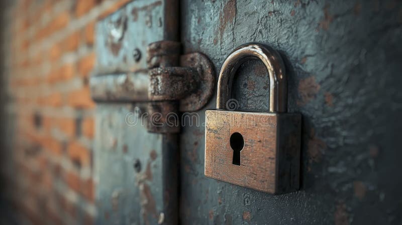 Security Risks in Data Privacy Urban Environment Realistic Image Close ...