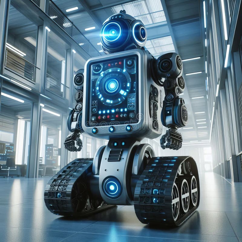 2 25. Security Robot - a Robot Used for Surveillance and Securi Stock ...