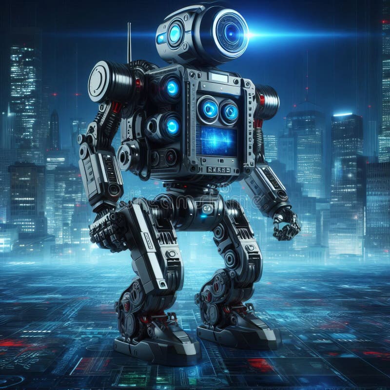 3 25. Security Robot - a Robot Used for Surveillance and Securi Stock ...