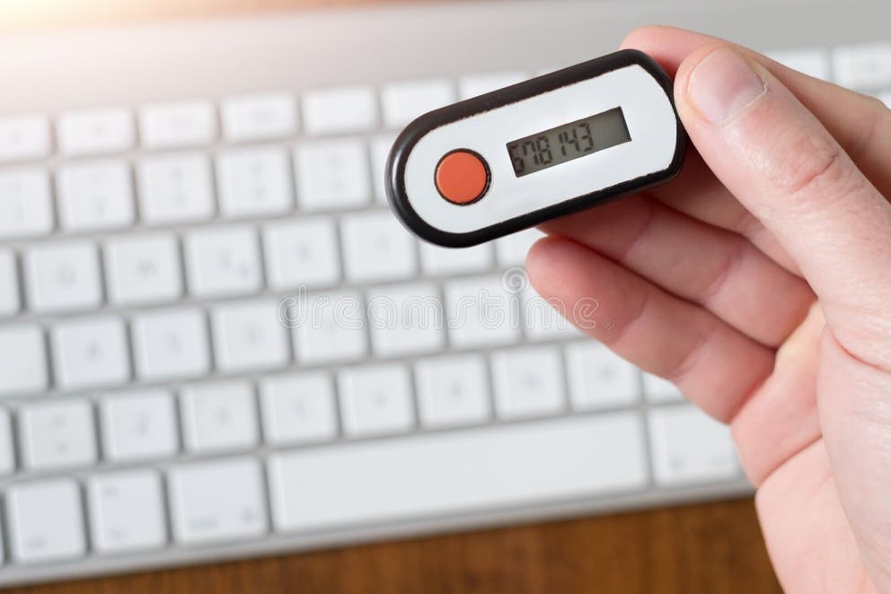 Security Rsa Banking Token and Computer Stock Image - Image of home ...