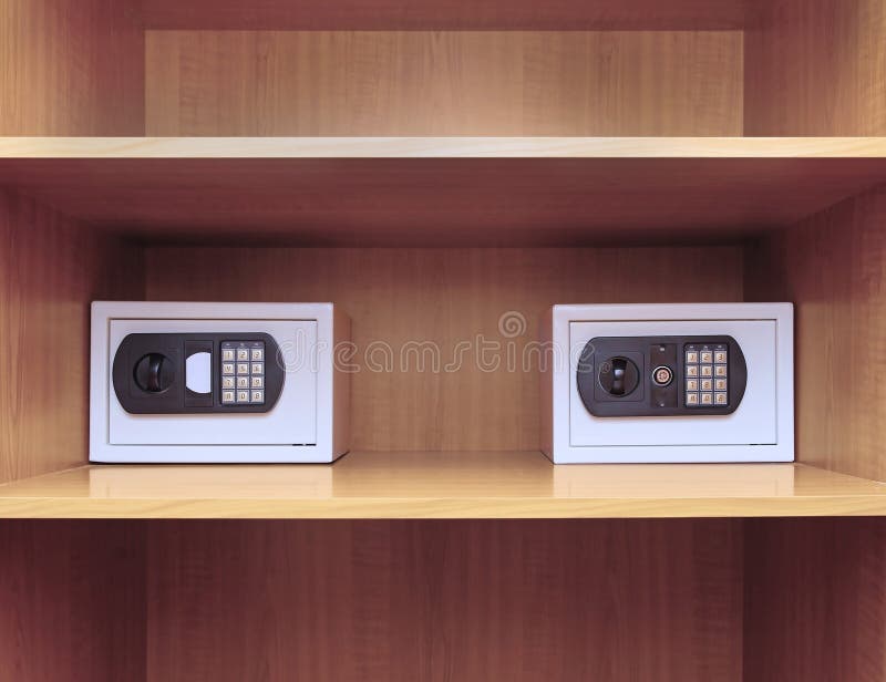 Security safes inside stock photo. Image of small, wooden - 79095192