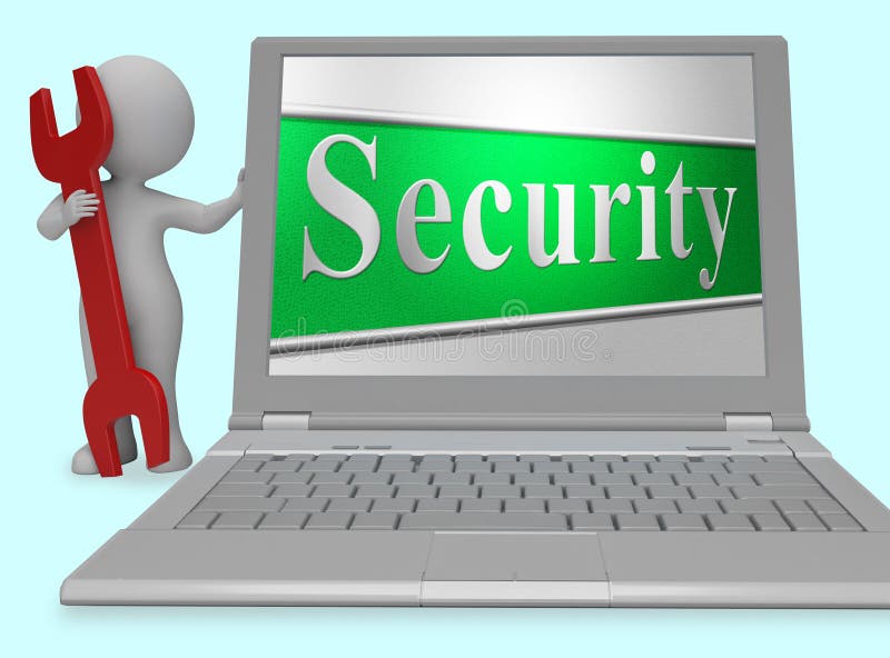 Security Secure Represents Protect Encrypt and Protected 3d Rendering ...
