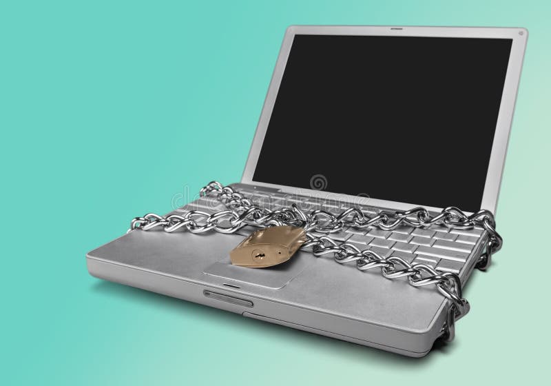Security stock image. Image of security, padlock, laptop - 118949291