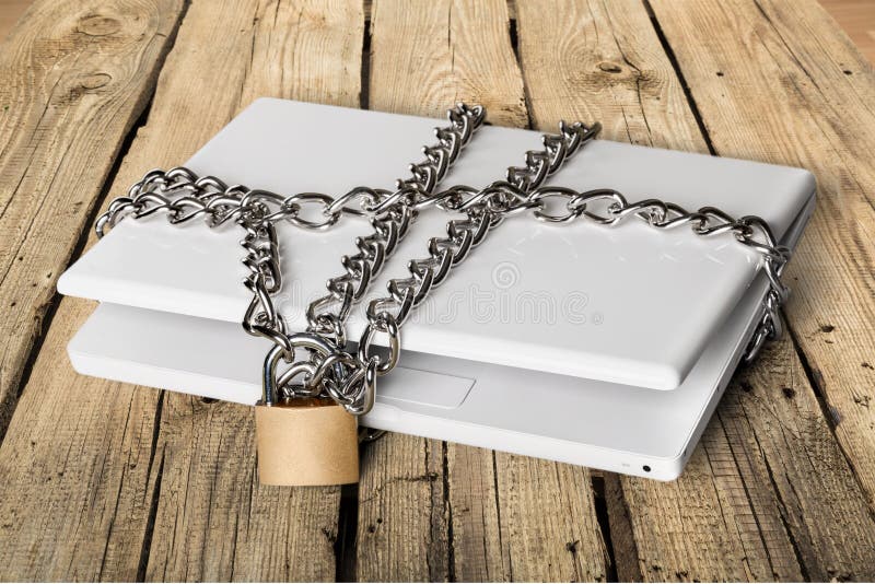 Security stock photo. Image of padlock, view, computer - 113187758