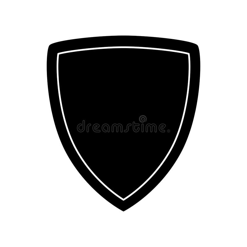 Security shield emblem stock illustration. Illustration of protect ...