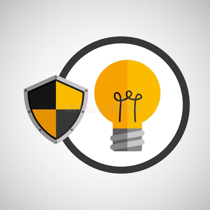 Security shield icon stock illustration. Illustration of label - 79497447