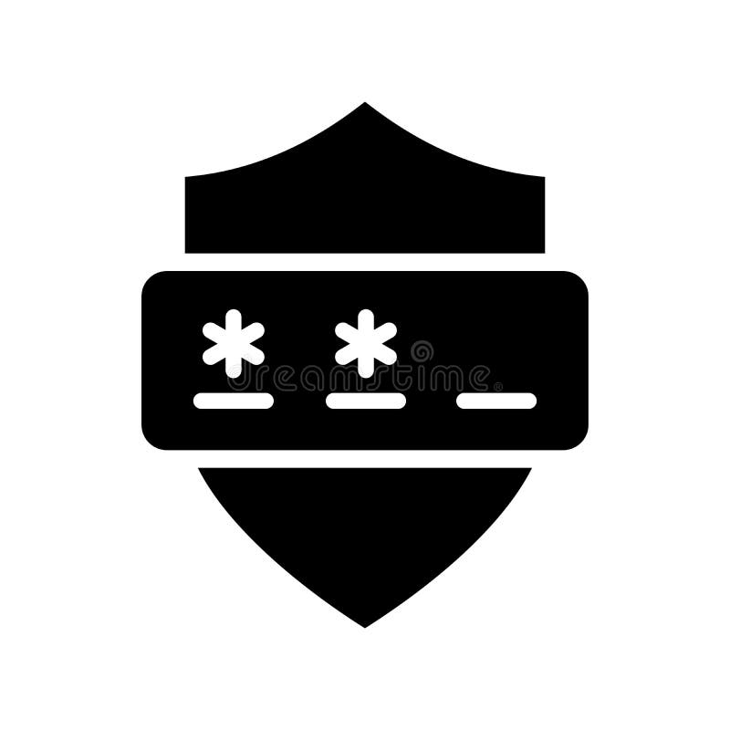 Security Shield Icon. Shield with Lock Icon. Protection Personal Data ...