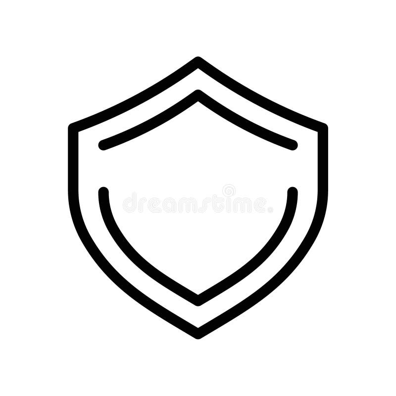 Security Shield Icon Perfect for Protection and Safety Stock ...