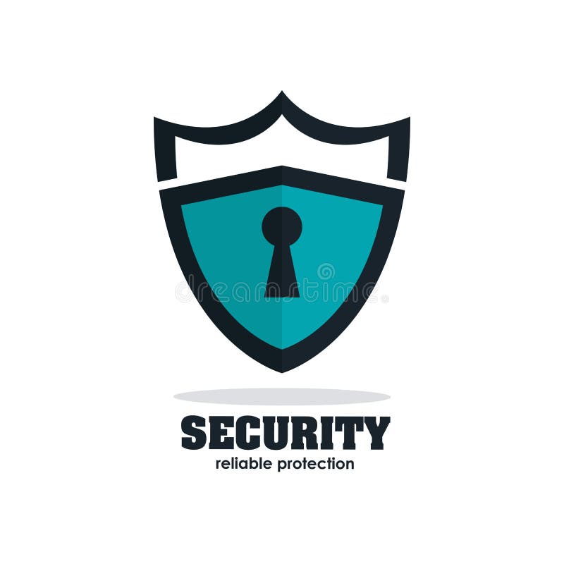 Security Shield Icon, Vector Illustration Stock Vector - Illustration ...