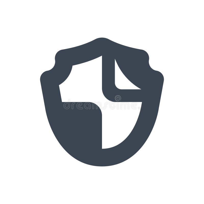 Security shield icon stock vector. Illustration of virus - 174771729