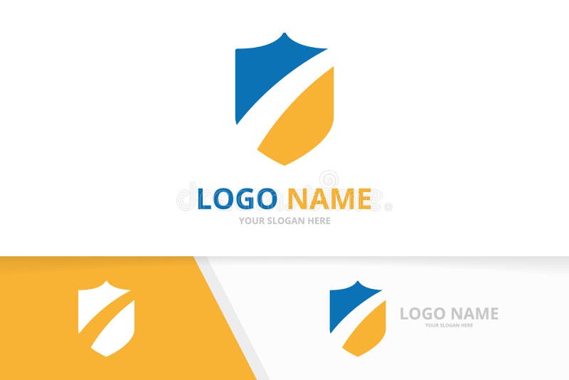 Security Shield Logo Design Template. Safety, Insurance Logotype Stock ...