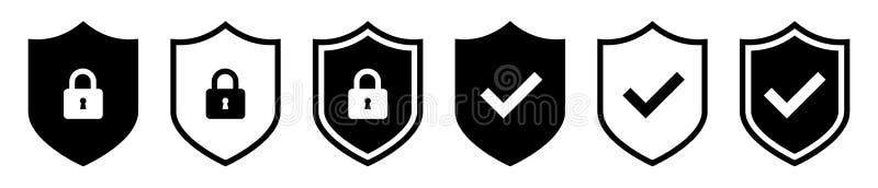Protected Check Mark Icon Stock Illustrations – 1,108 Protected Check ...