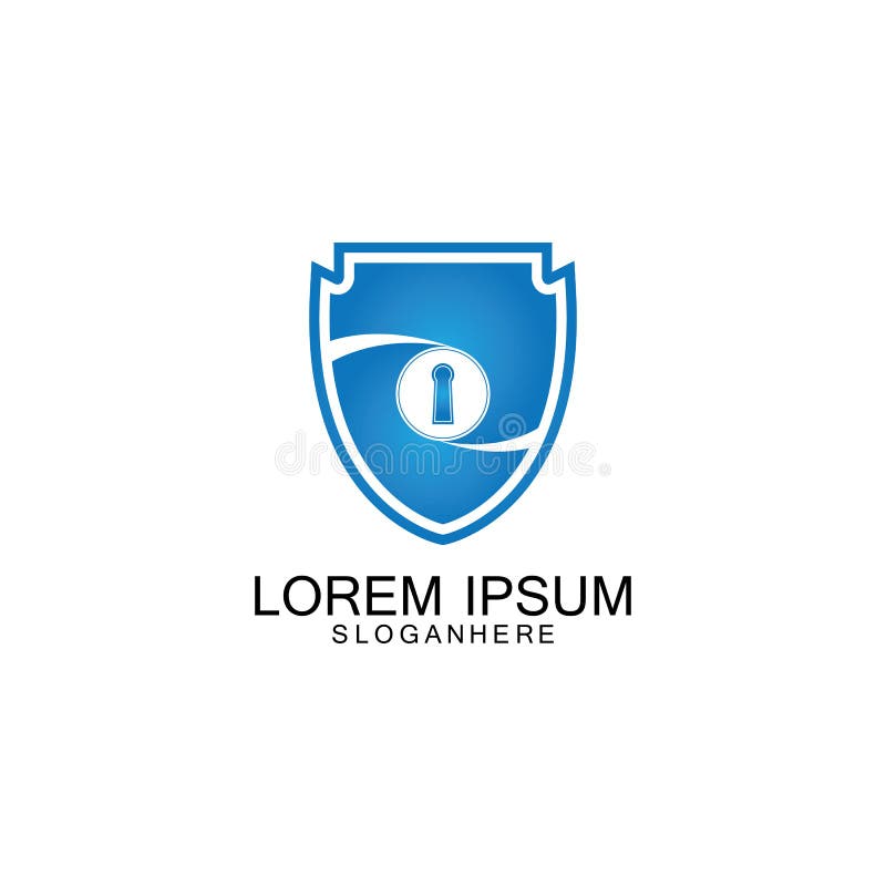 Security Shield Logo Vector Icon Design Template Stock Vector ...