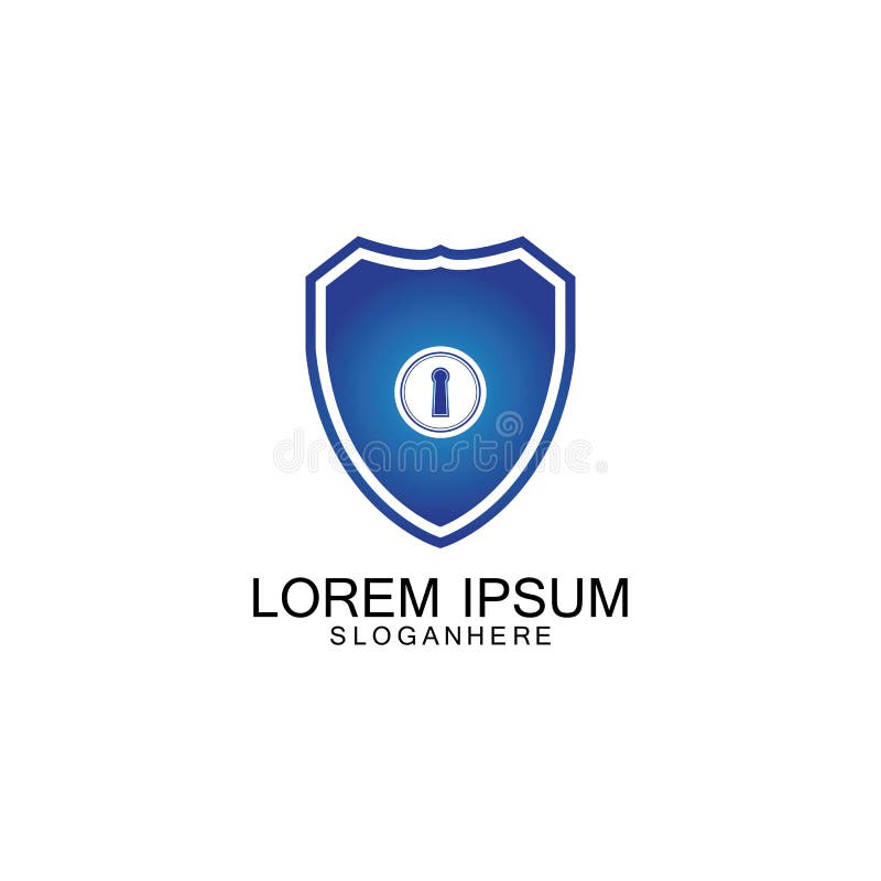 Security Shield Logo Vector Icon Design Template Stock Vector ...