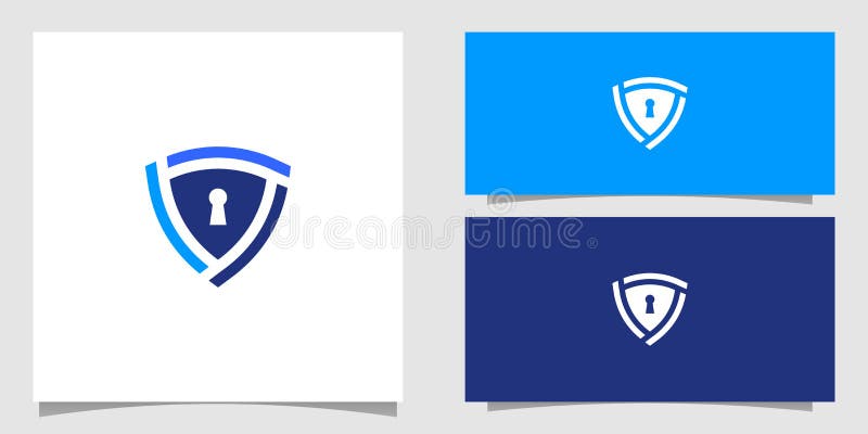 Security Shield Logo Vector Premium Stock Vector - Illustration of ...
