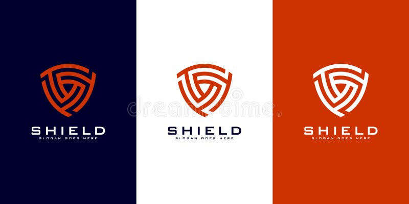 Security Shield Logo Vector Premium Stock Vector - Illustration of business, font: 210529488