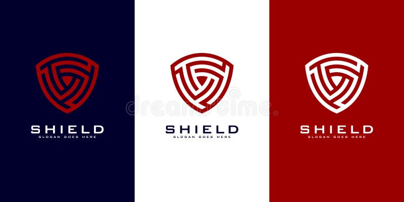 Security Shield Logo Vector Premium Stock Vector - Illustration of idea ...
