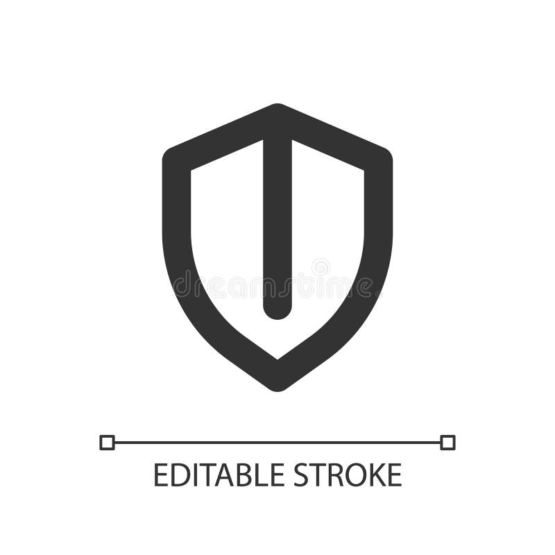 Shield pixel art stock vector. Illustration of bright - 253767985