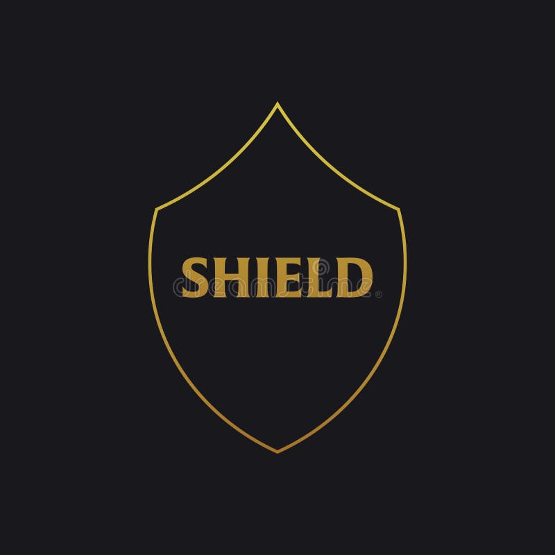 Security, Shield or Protect Emblem. Vector Illustration. Stock ...