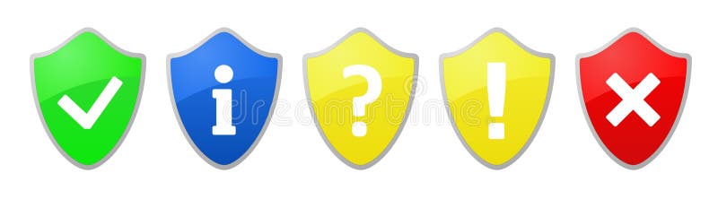 Security shield sign stock vector. Illustration of permit - 24345276