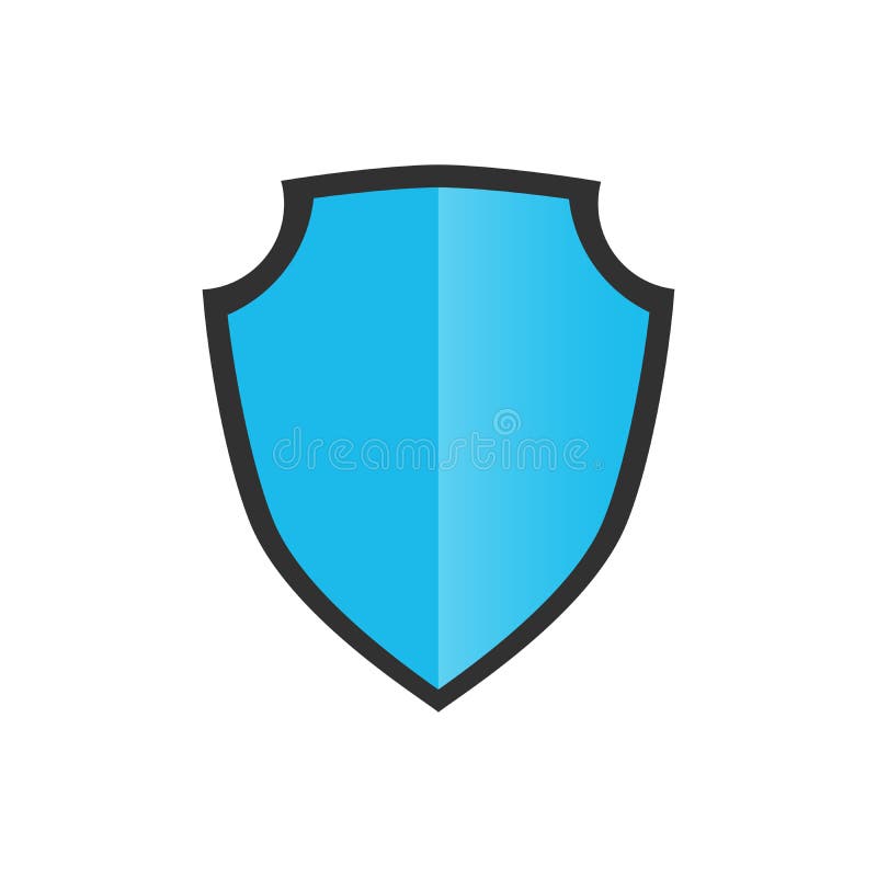 Security Shiny Shield, Protection Shield. Stock Vector Illustration ...