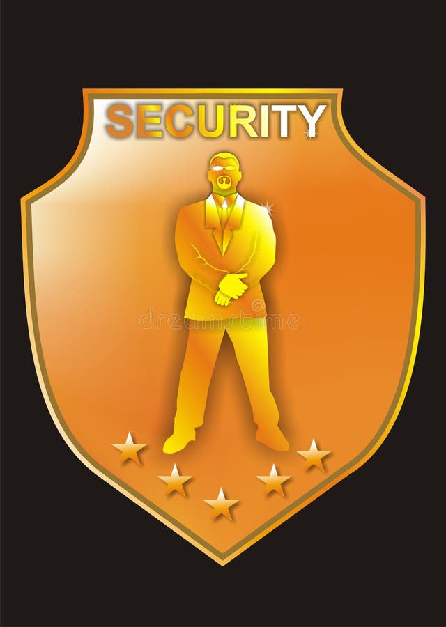 Security Sign stock illustration. Illustration of observe - 10178892