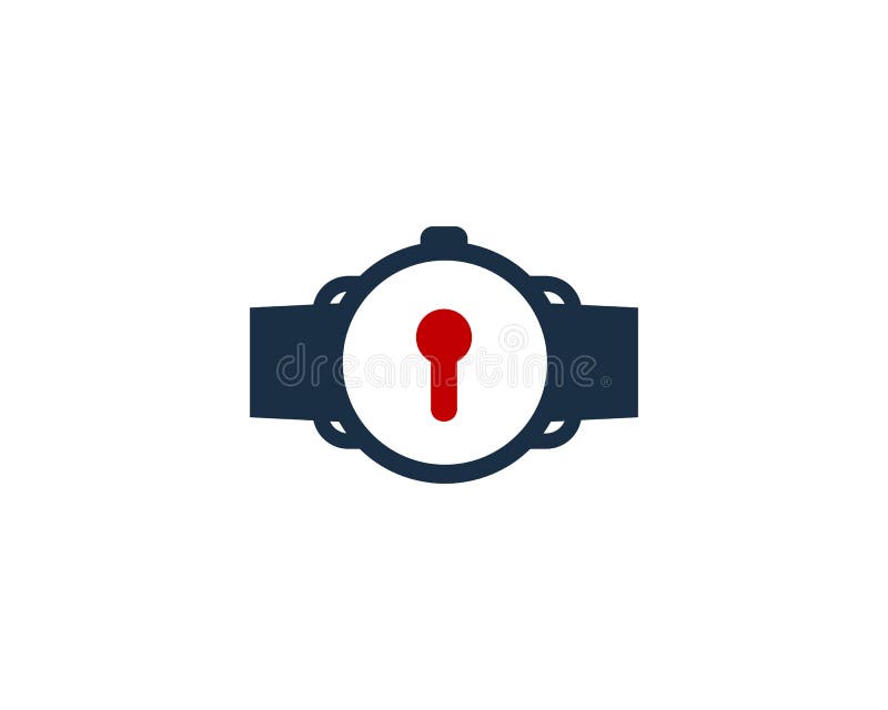 Security Smart Watch Logo Icon Design Stock Vector - Illustration of ...