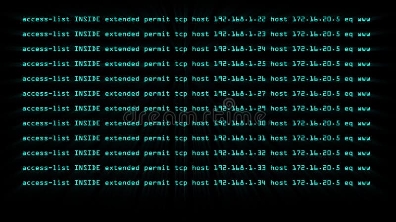 Security Software Access List Firewall Rules Configuration Animation Stock Video Video Of