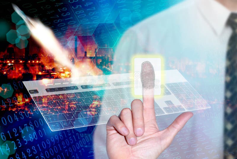 Security Space Technology Concept Stock Photo - Image of construction ...