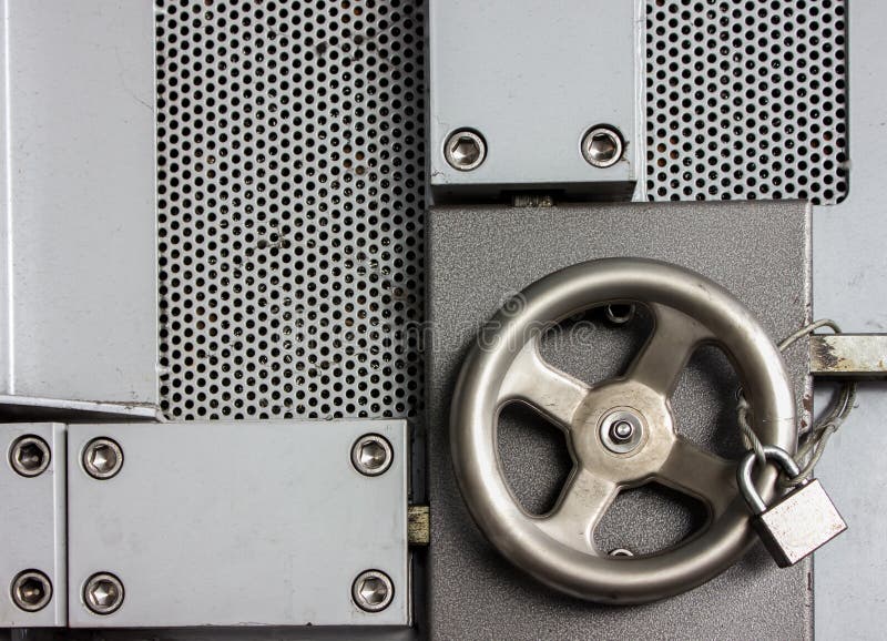 Security steel safe stock photo. Image of closeup, guard - 32362044