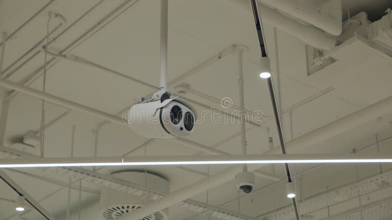Security Surveillance Multi-Camera Setup in Office and Warehouse Stock ...