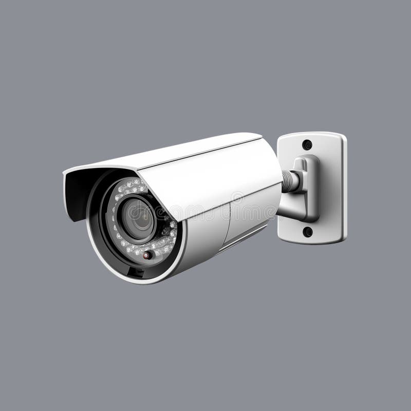 Security Surveillance Camera Element Realistic Style Stock Illustration ...