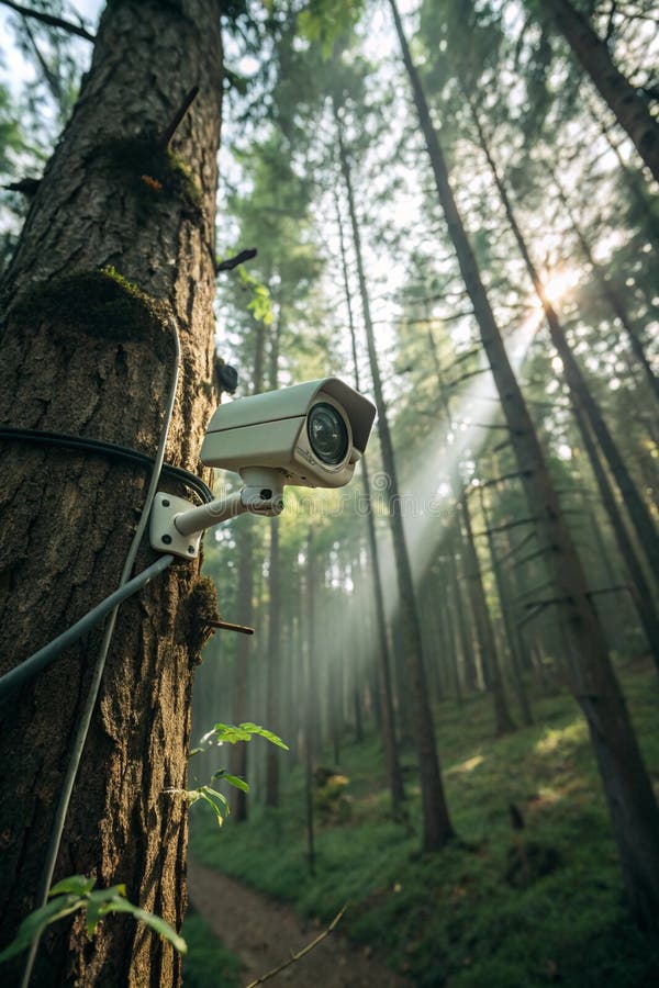 Security Camera stock illustration. Illustration of system - 366911457