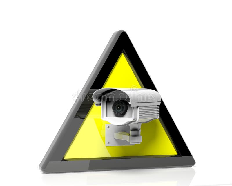 Camera Surveillance Triangle Stock Illustrations – 373 Camera ...
